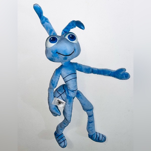 Disney | Toys | Disney Pixer Flik A Bugs Life Plush 2 Blue Ant Stuffed ...